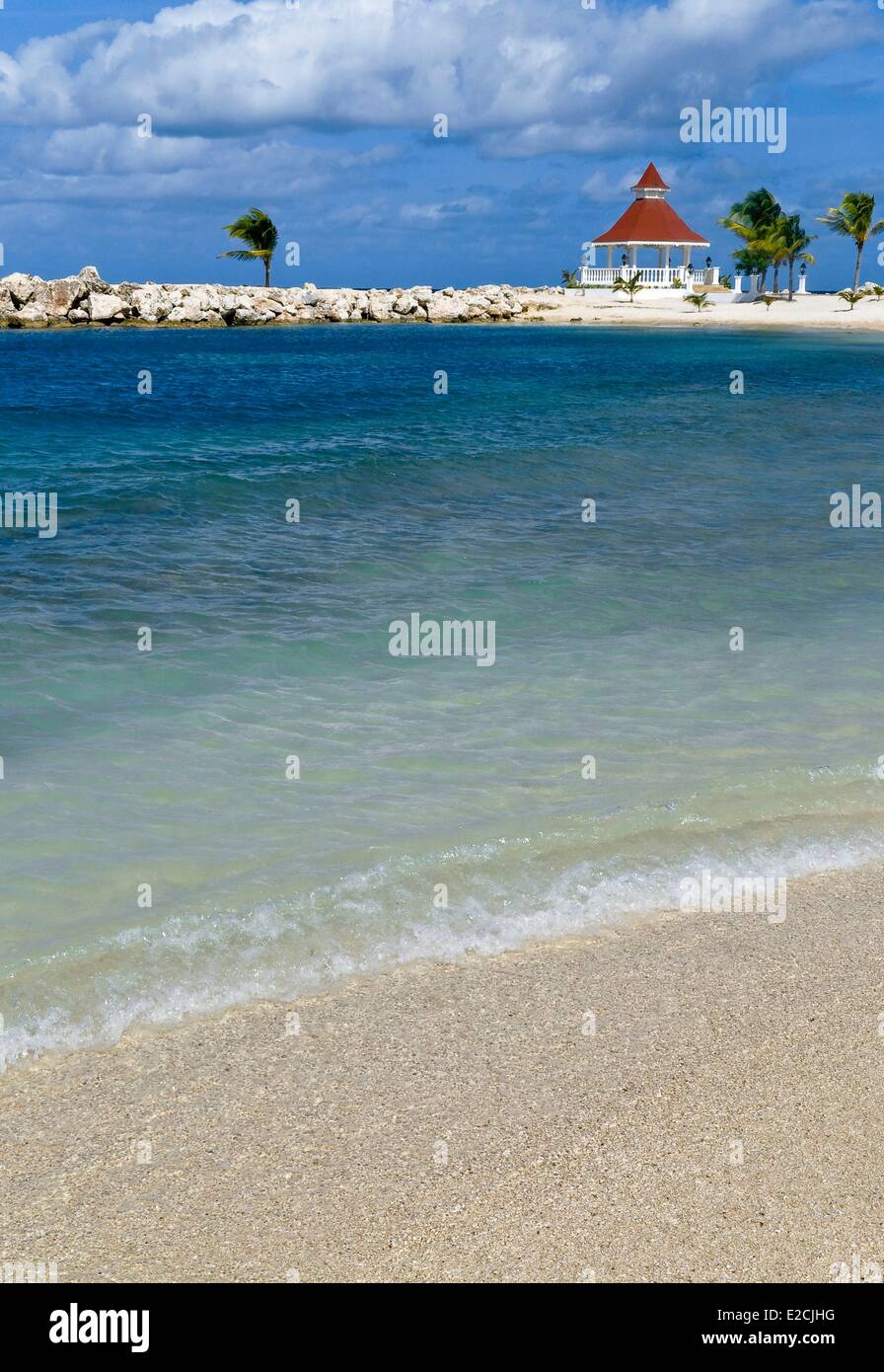 Jamaica, West Indies, parish of St Ann, Ocho Rios, seaside of local ...