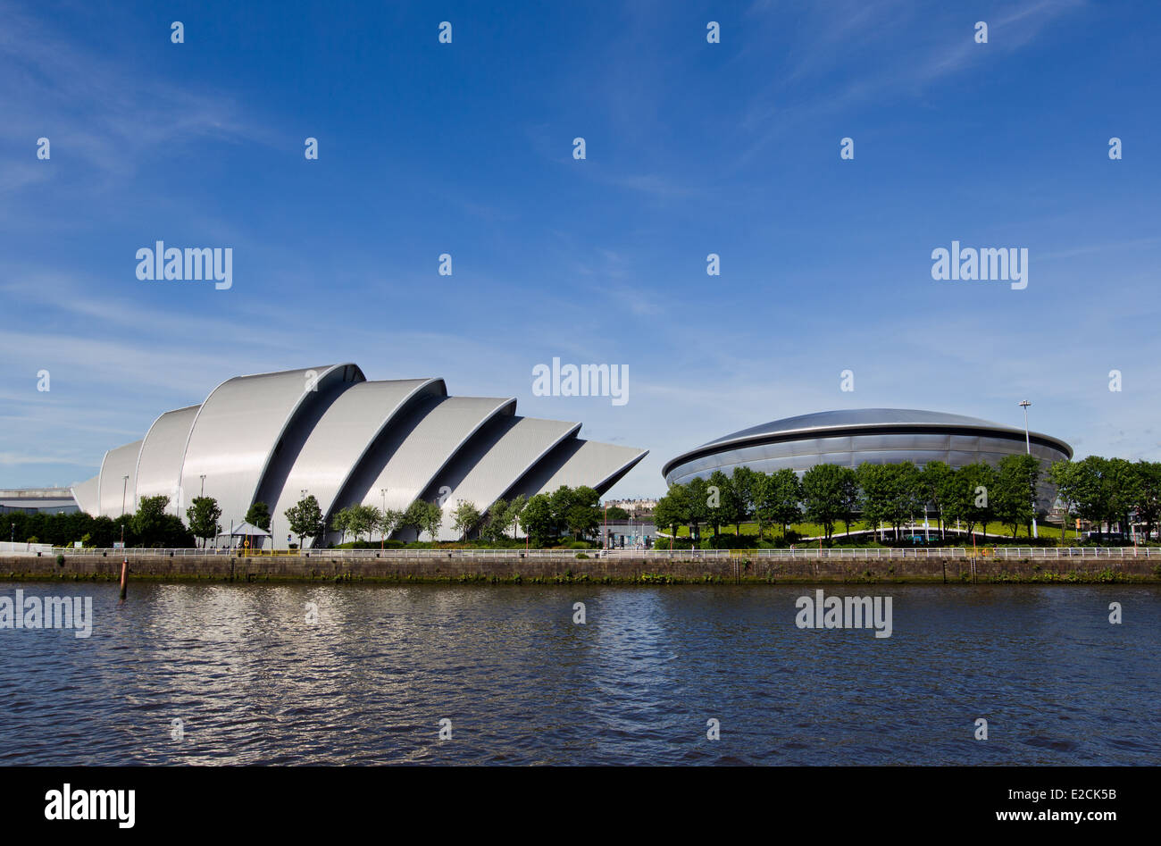 SECC and SSE Hydro Arena in Glasgow on the River Clyde Stock Photo - Alamy
