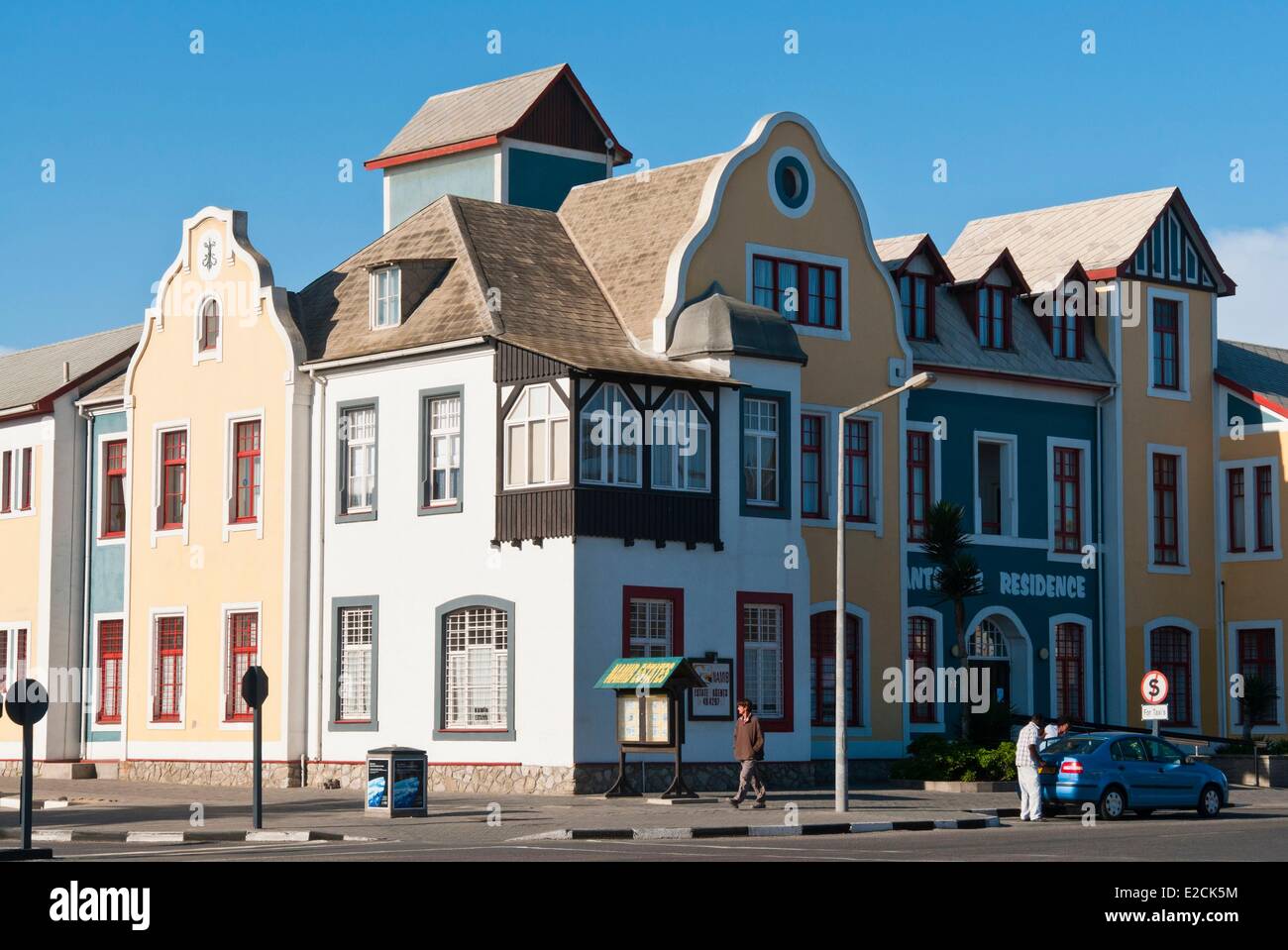 Namibia, Erongo region, Swakopmund, German architecture Stock Photo - Alamy