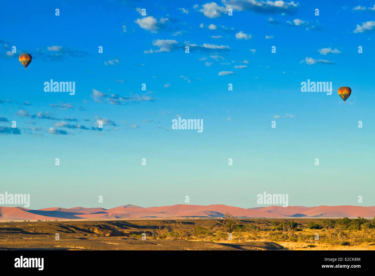Namibia Hardap region Namib desert Balloons Stock Photo - Alamy