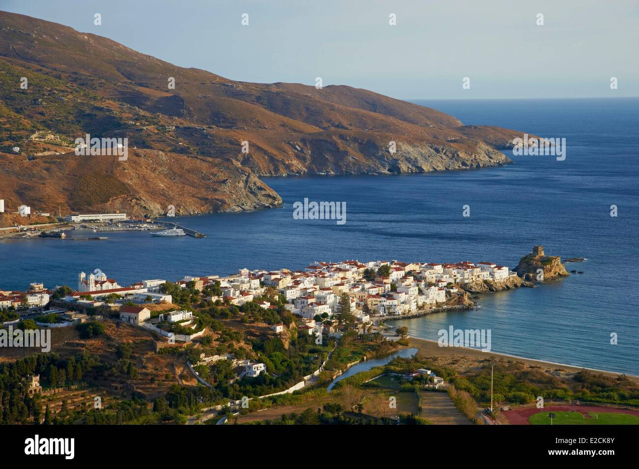 Greece Cyclades Andros island Stock Photo - Alamy