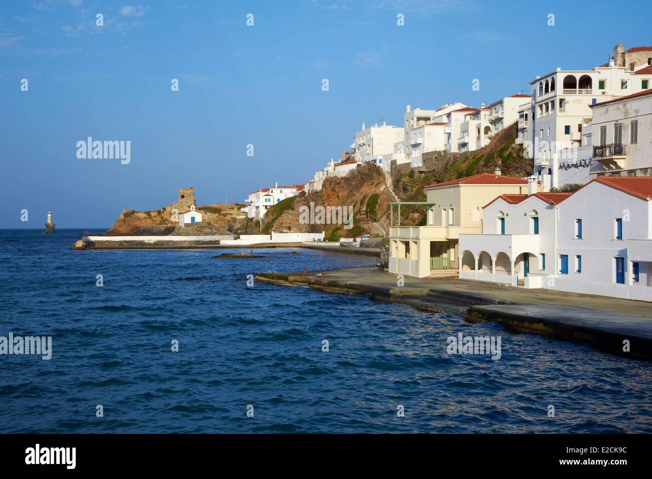 Greece Cyclades Andros island Stock Photo - Alamy