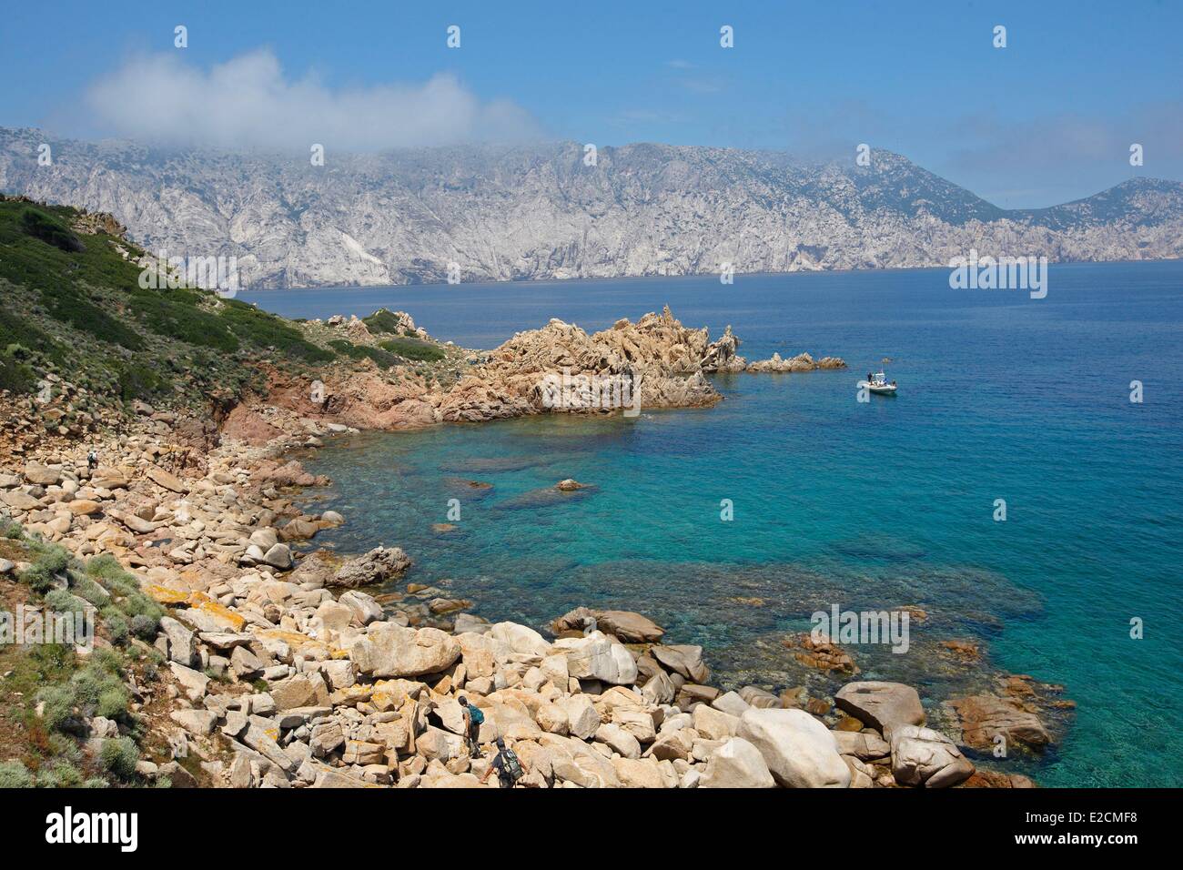 Italy Sardinia Tavolara Molara island Stock Photo - Alamy