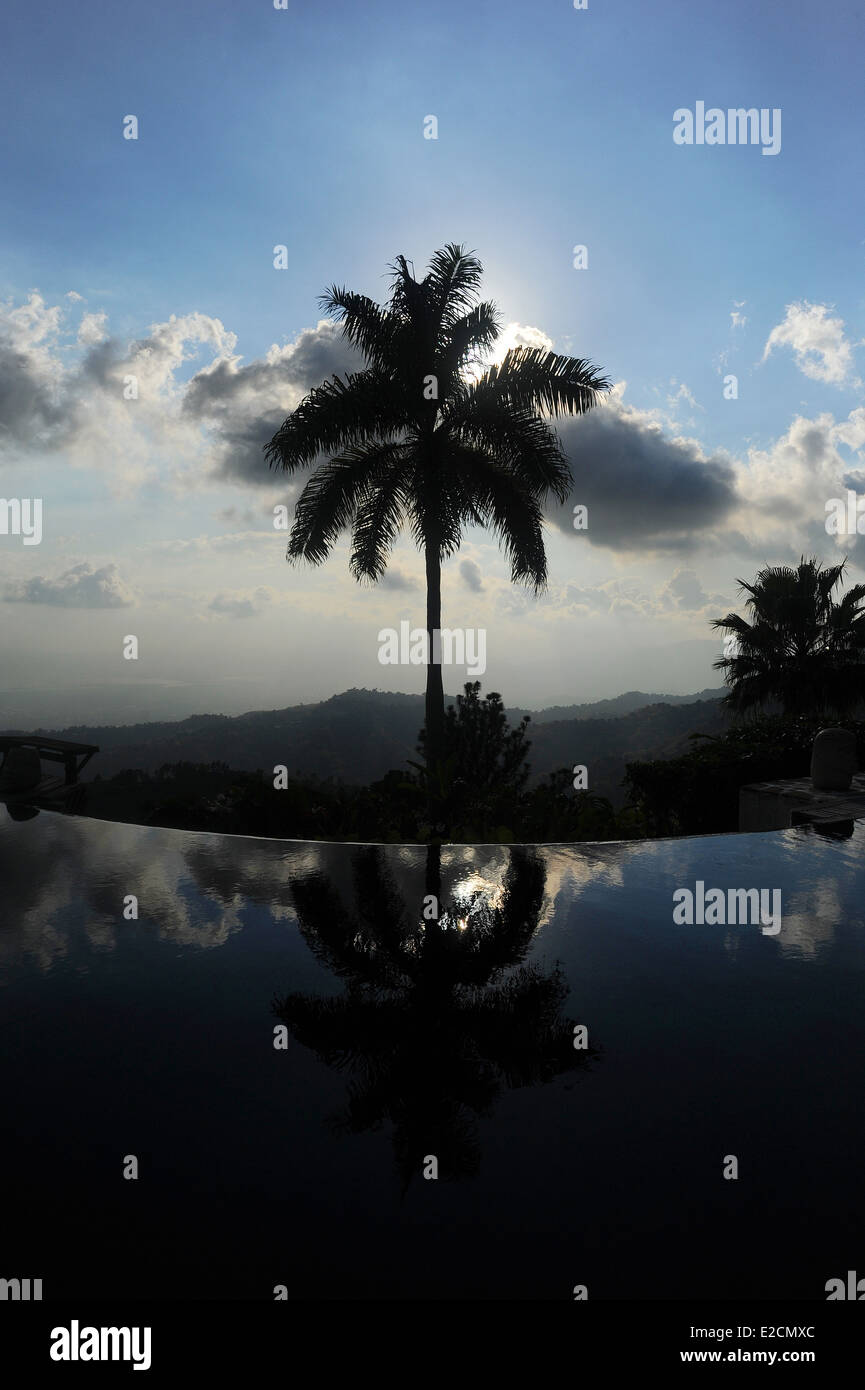The infinity swimming pool at the Strawberry Hill Hotel Resort in the ...