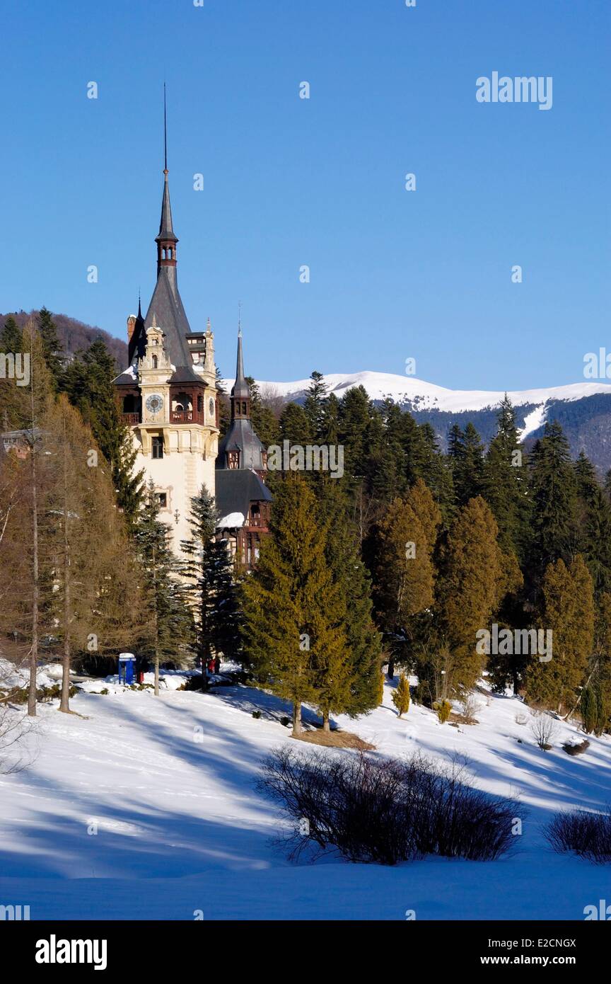 Romania Wallachia Sinaia Peles Castle former royal residence built ...