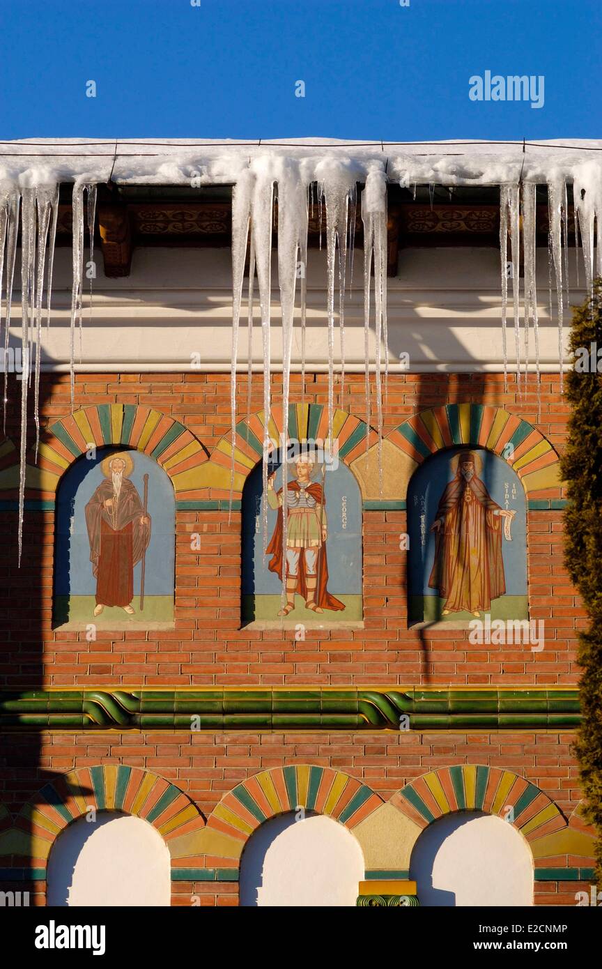 Romania Wallachia Sinaia monastery inhabited by orthodox monks ...