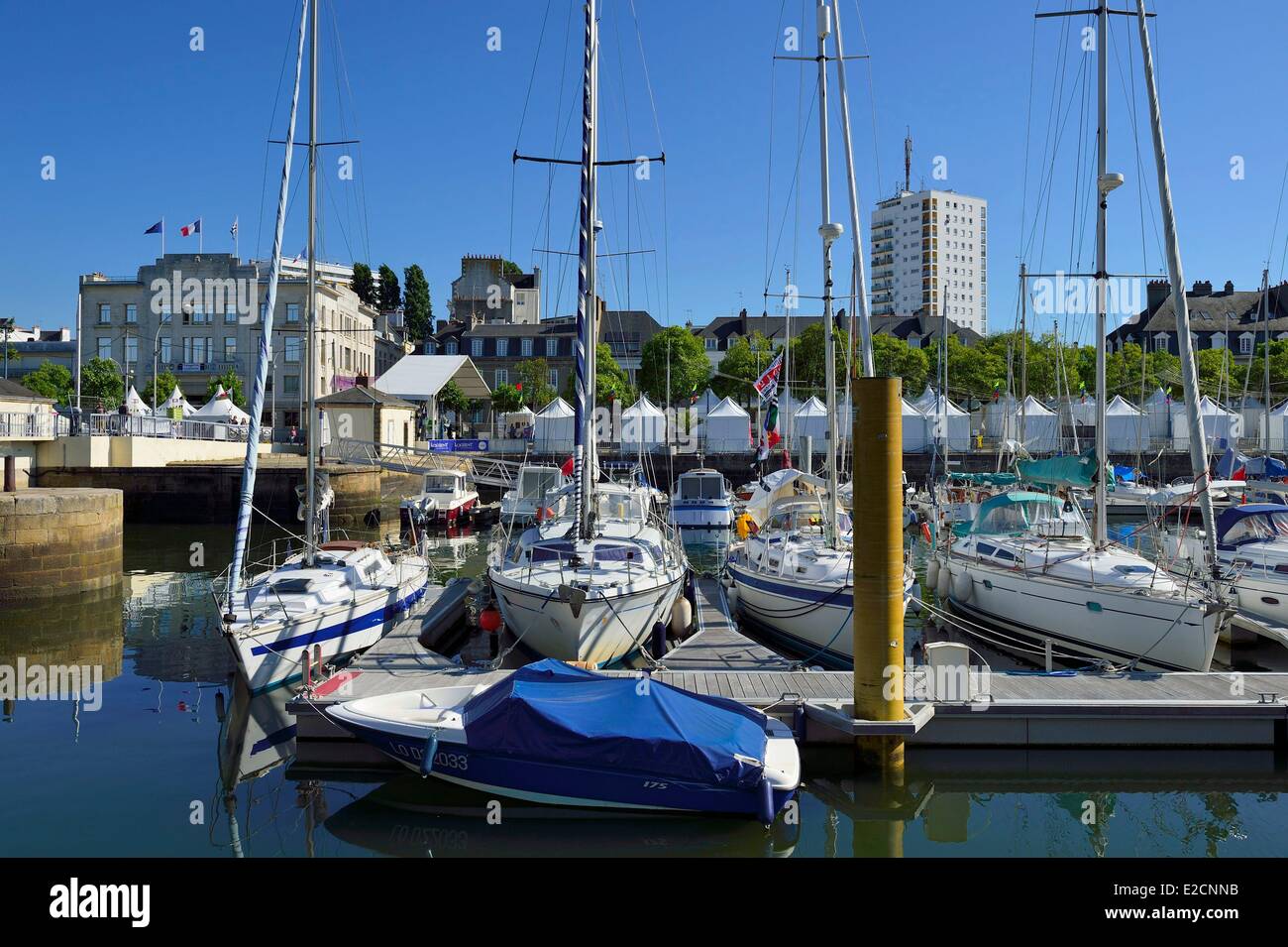 France Morbihan Lorient the marina Stock Photo - Alamy