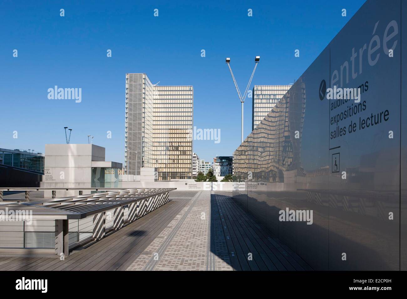 France Paris the Bibliotheque Nationale de France (National Library of ...