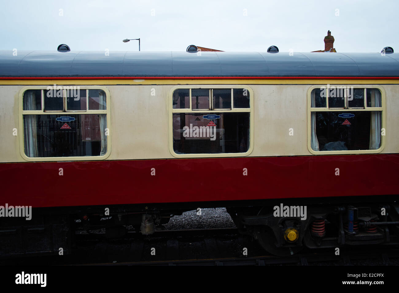 Railway carriage detail Stock Photo - Alamy