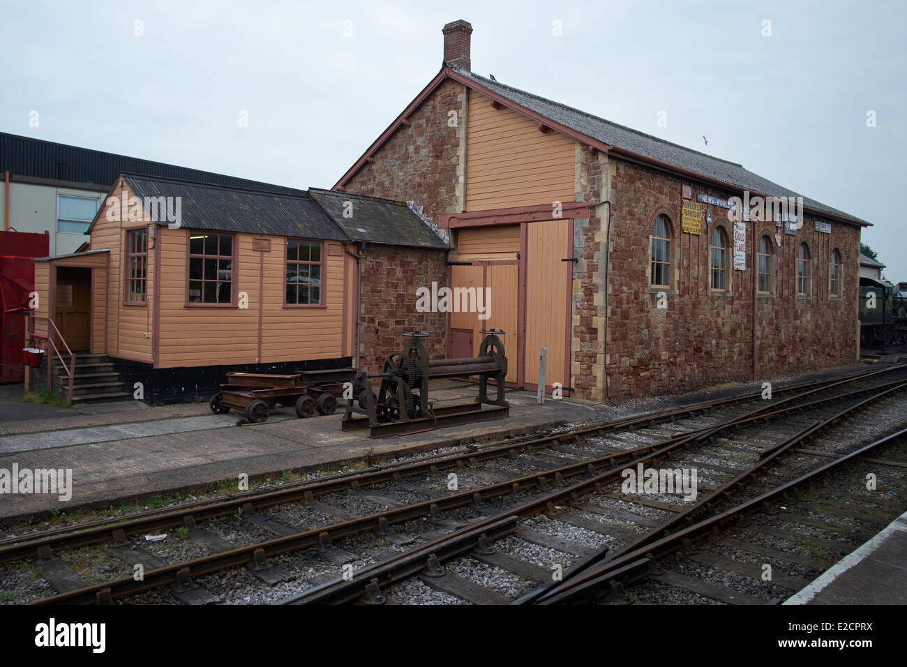 Minehead station, goods shed Stock Photo - Alamy