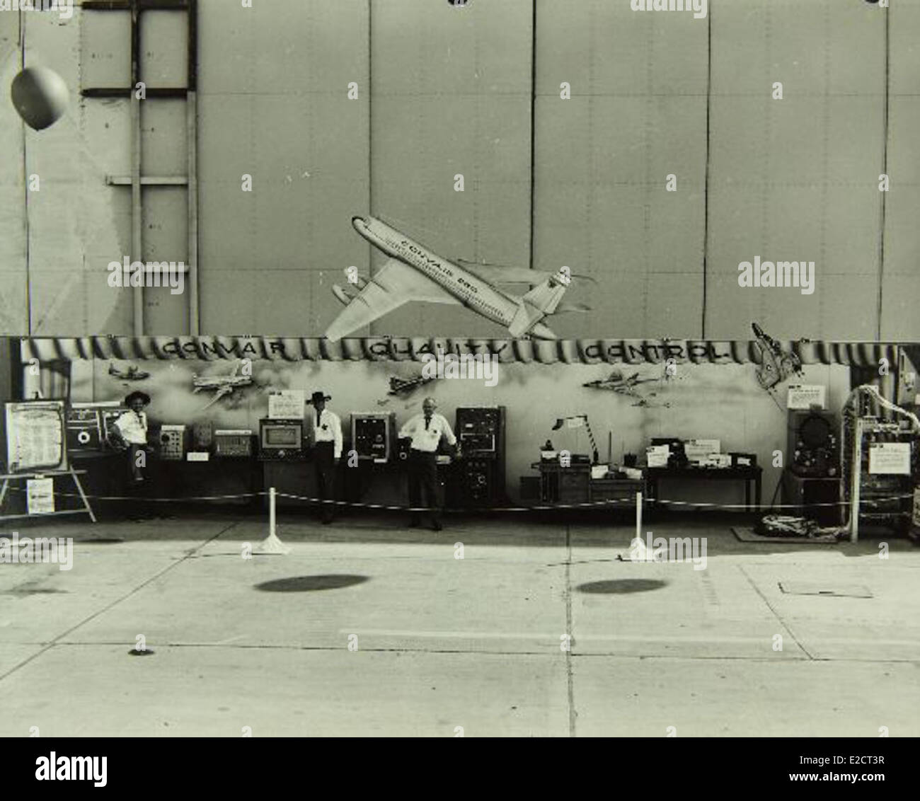 This image showcases the Convair/General Dynamics Plant in San Diego ...