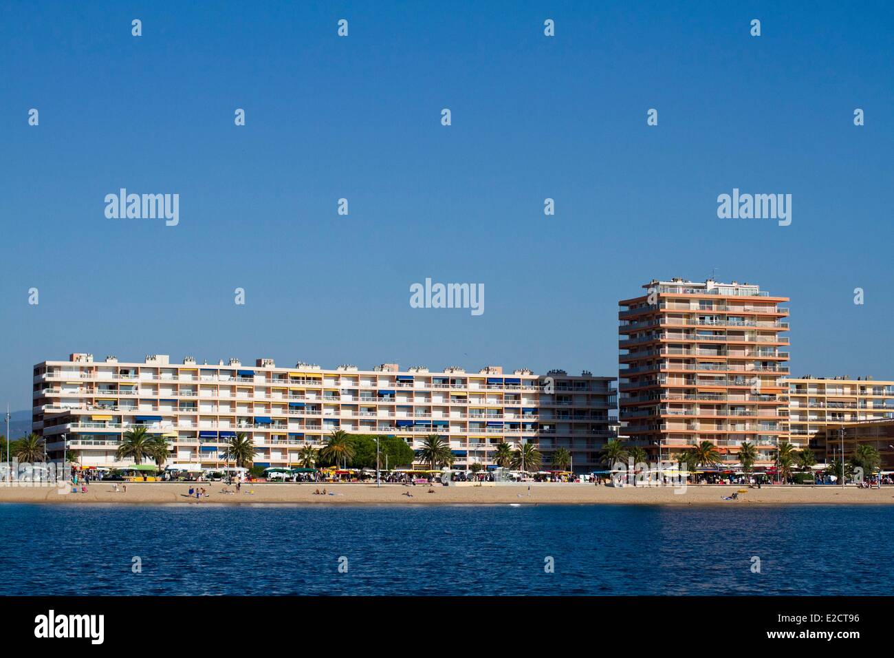 France Var Frejus the waterfront buildings Stock Photo - Alamy