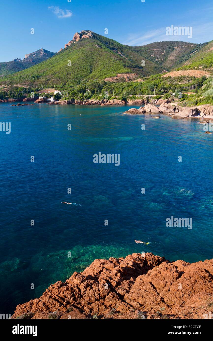 France Var Esterel Corniche Le Trayas Stock Photo - Alamy