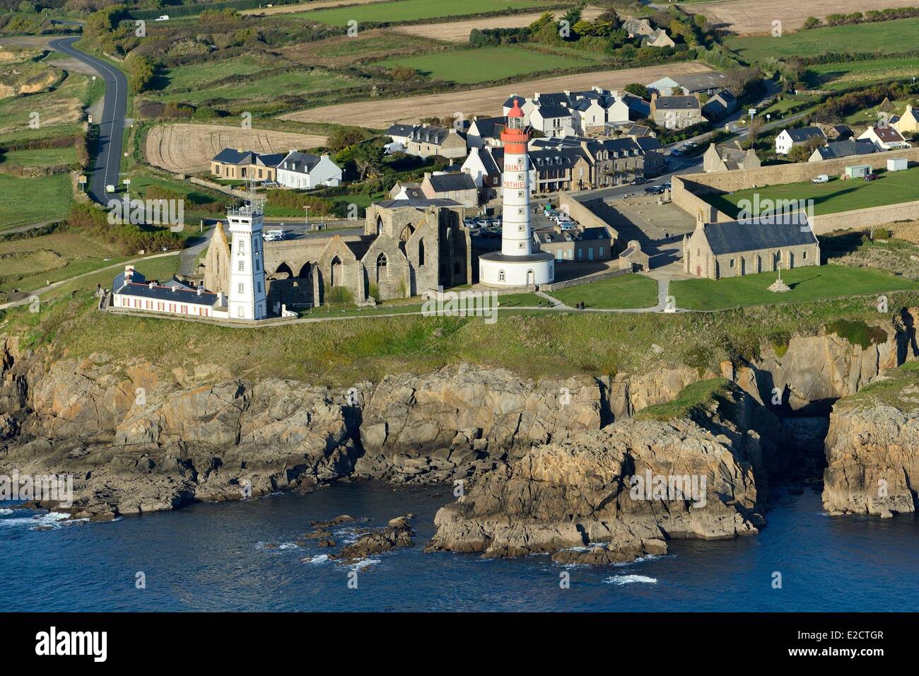 France Finistere Iroise Sea Pointe Saint Mathieu lighthouse Saint ...