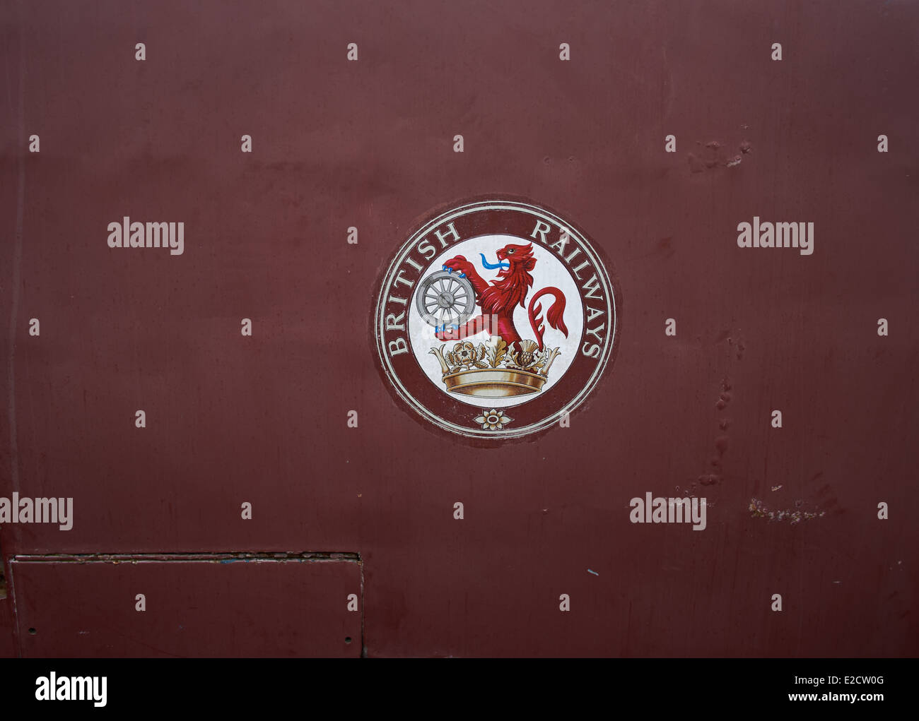 British Railways crest Stock Photo - Alamy