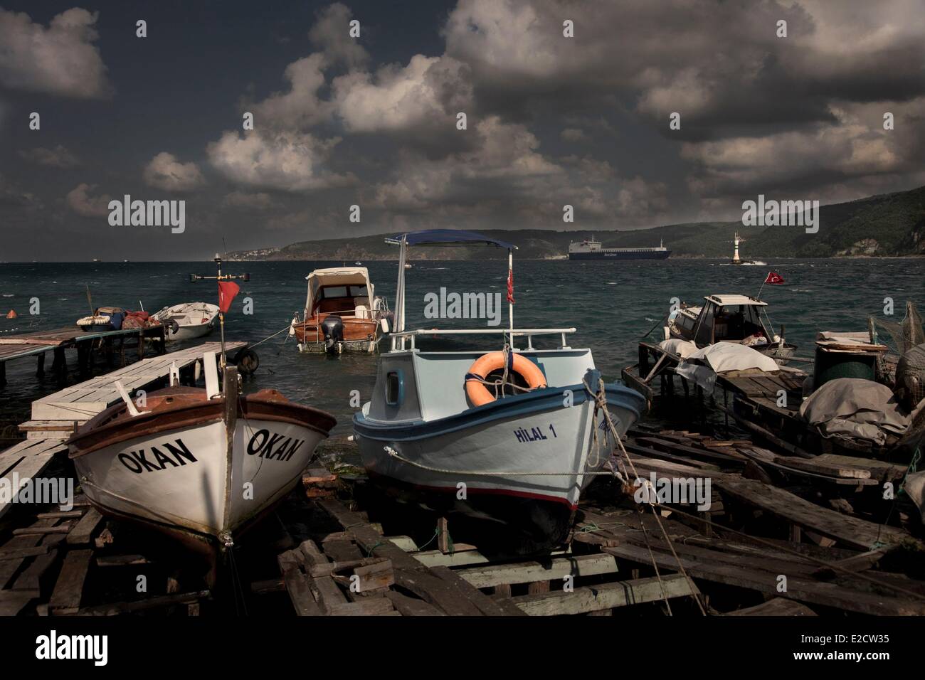 Turkey Black Sea region Kara Deniz Rumeli Kavagi Stock Photo - Alamy
