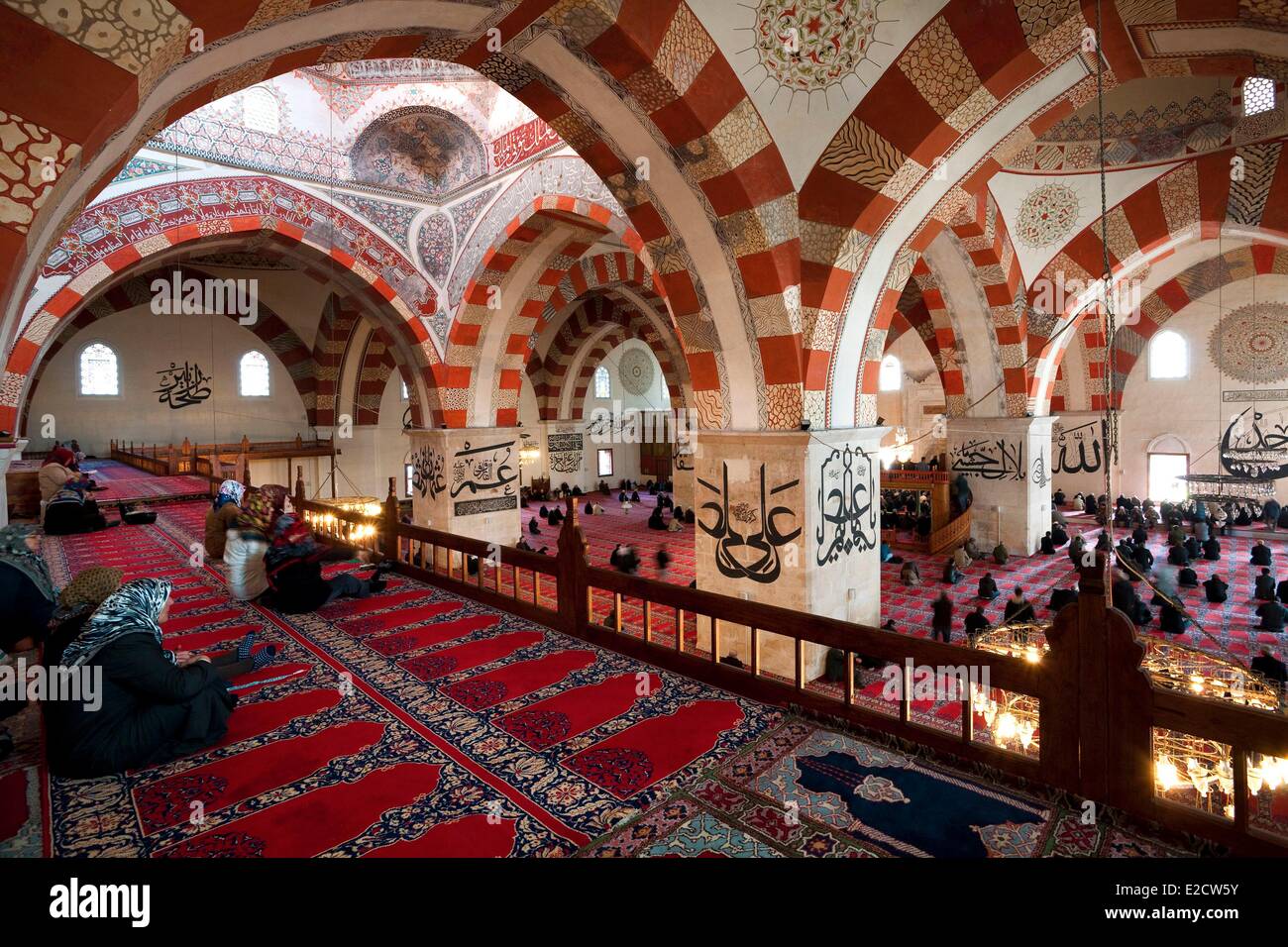 Turkey European Side Trakia Region Edirne Eski Cami The Old Mosque ...