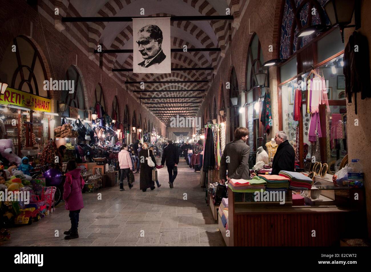 Turkey European Side Trakia Region Edirne Ali Pasha Covered Bazaar ...