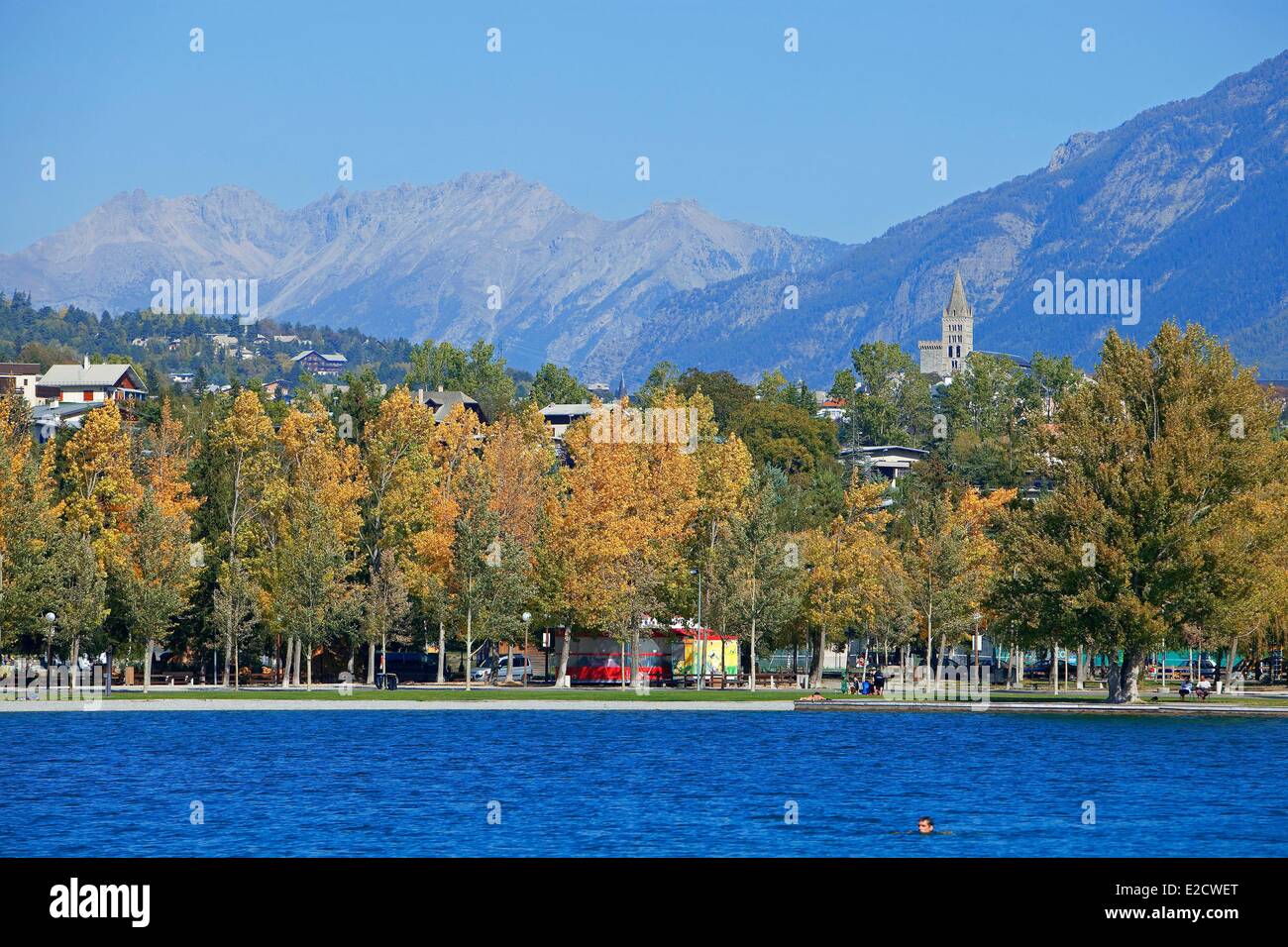 France Hautes Alpes Embrun water and leisure center Stock Photo - Alamy
