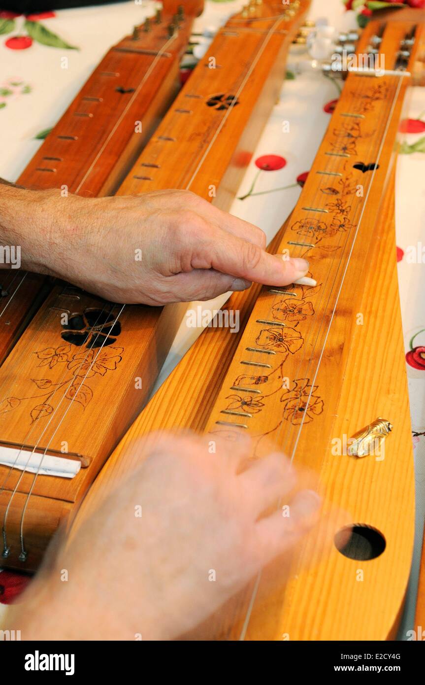 France Haute Saone Fougerolles traditional instruments spruce Vosges ...