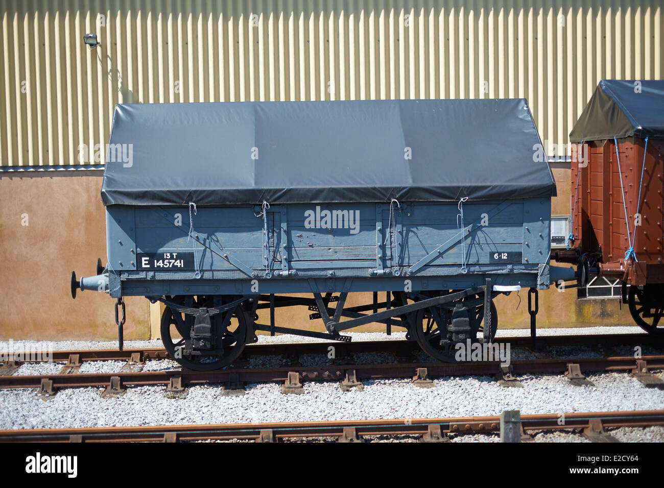 china clay wagon at minehead station Stock Photo - Alamy