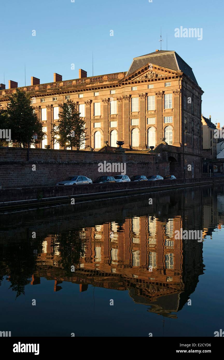 France Bas Rhin Saverne the Rohan castle and the channel from the Marne ...