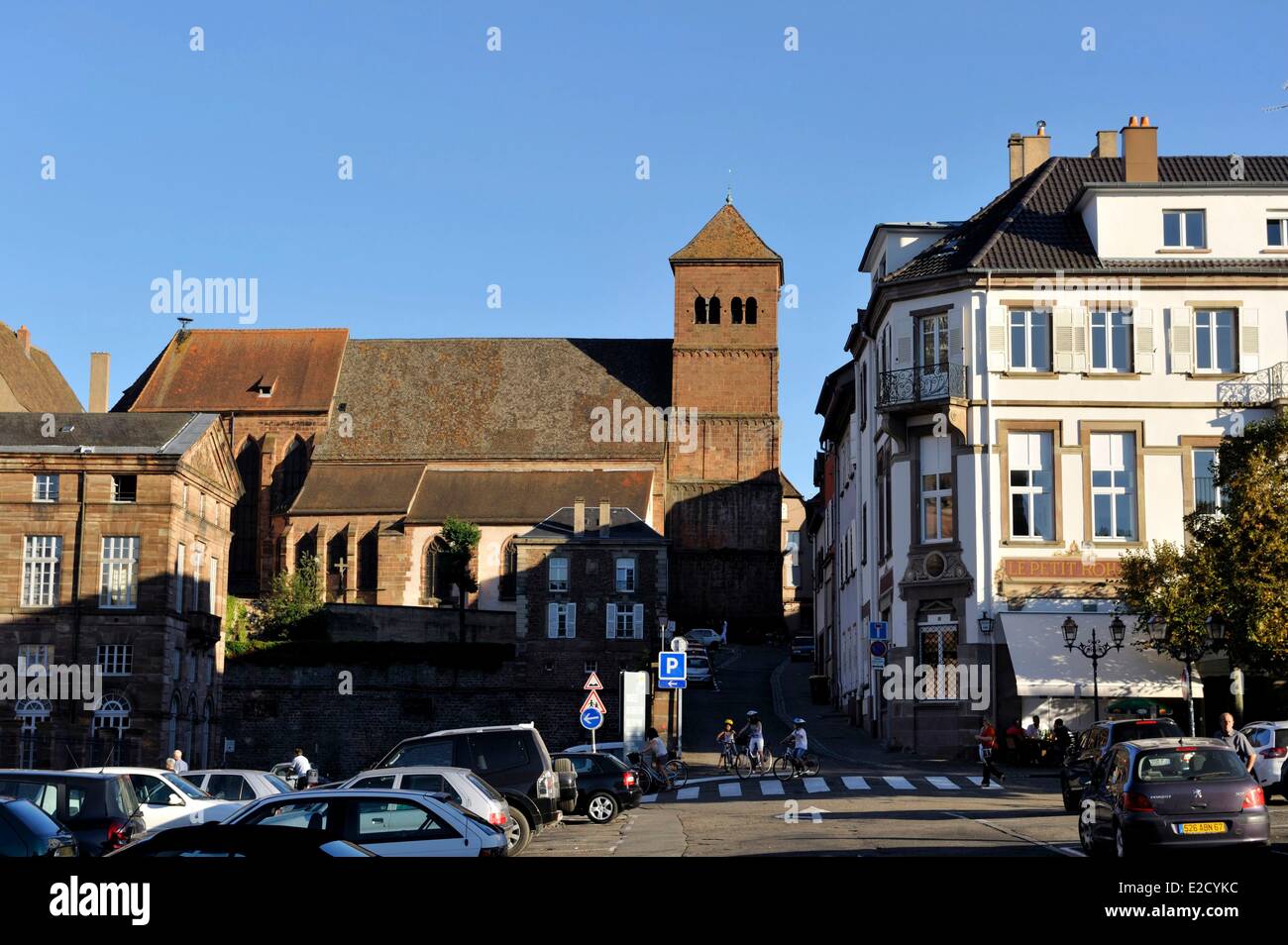 France Bas Rhin Saverne Notre-Dame de la Nativite church Stock Photo ...