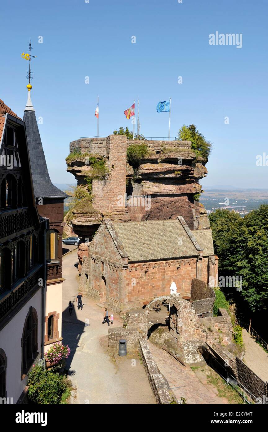 France Bas Rhin Saverne Haut Barr castle Stock Photo - Alamy