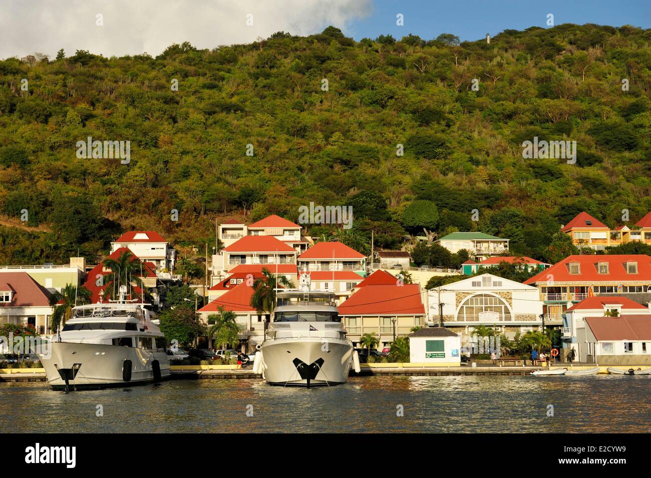 France Guadeloupe (French West Indies) Saint Barthelemy Gustavia boats ...
