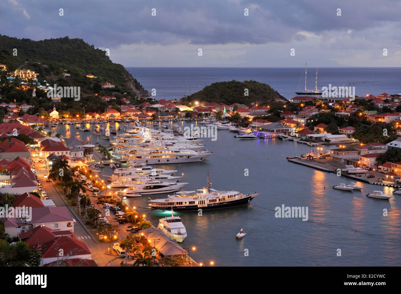 France Guadeloupe (French West Indies) Saint Barthelemy Gustavia marina ...