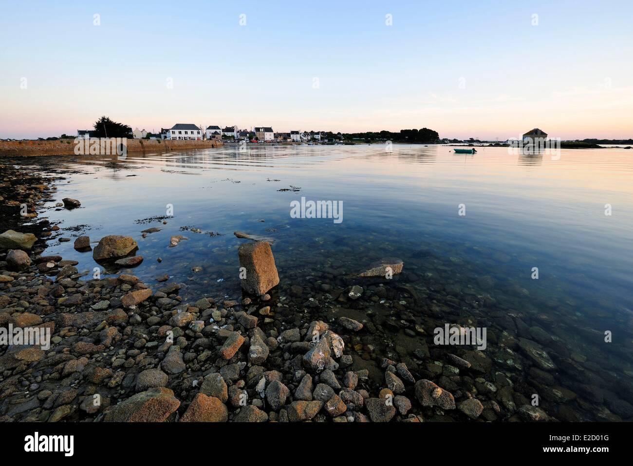 France Morbihan Belz Etel river Saint Cado island Stock Photo - Alamy