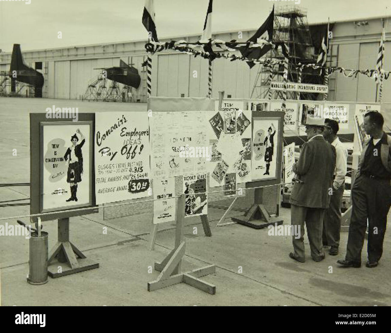 This photo from the 1950s-1970s documents Convair and General Dynamics ...