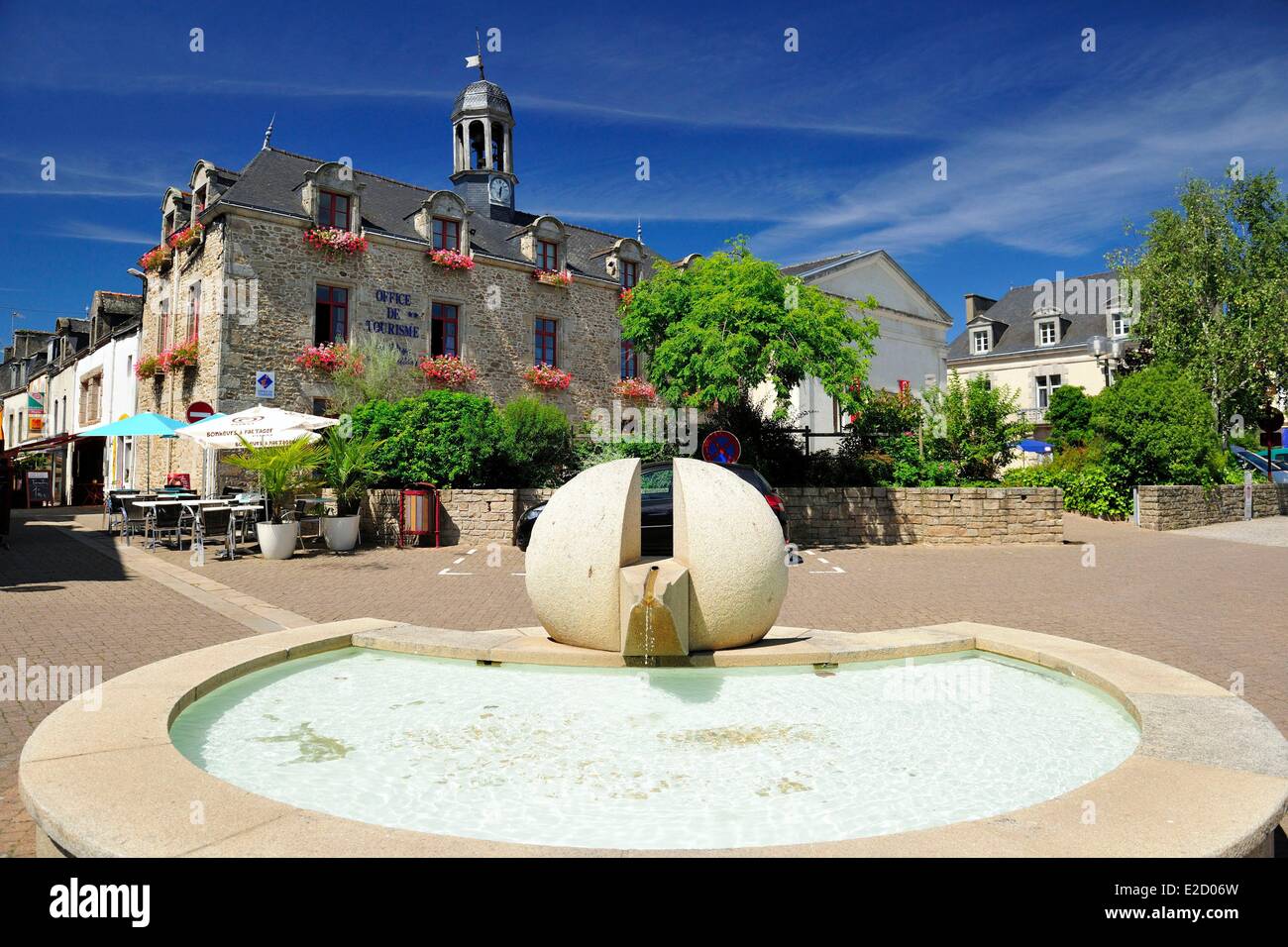 France Morbihan Muzillac the Town Hall Stock Photo - Alamy