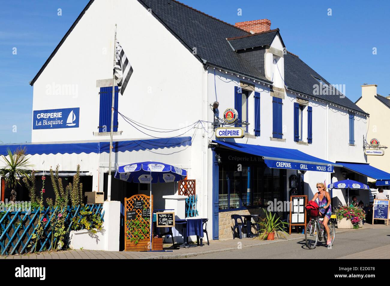 France Morbihan the village of Penestin sur Mer Stock Photo - Alamy
