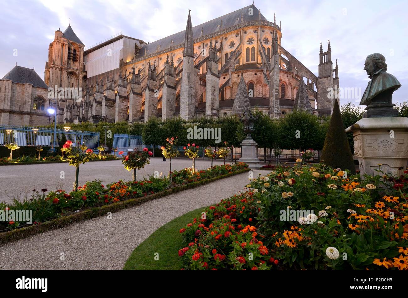 France Cher Bourges Cathedral of St Etienne of Bourges listed as World Heritage by UNESCO the ...