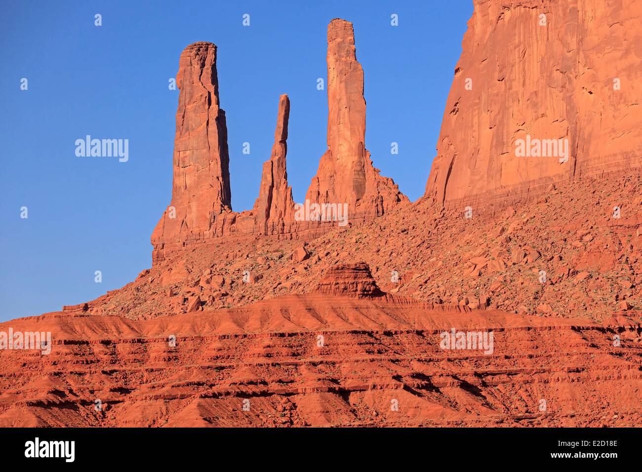 United States Arizona Navajo Nation Indian Reservation Monument Valley ...