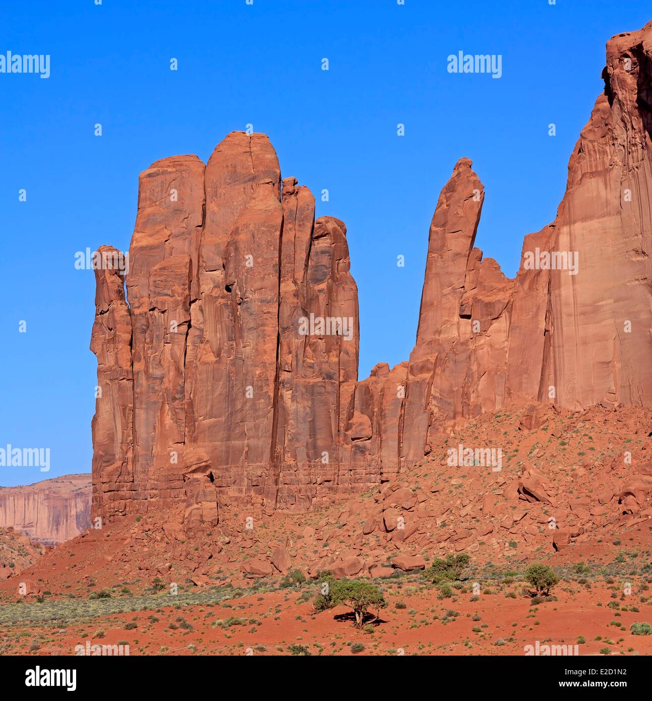 United States Arizona Navajo Nation Indian Reservation Monument Valley ...