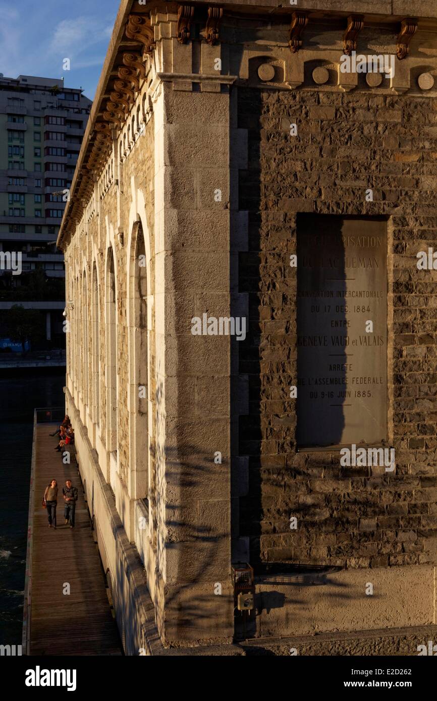 Switzerland Geneva Building Kraftwerke former hydroelectric plant ...