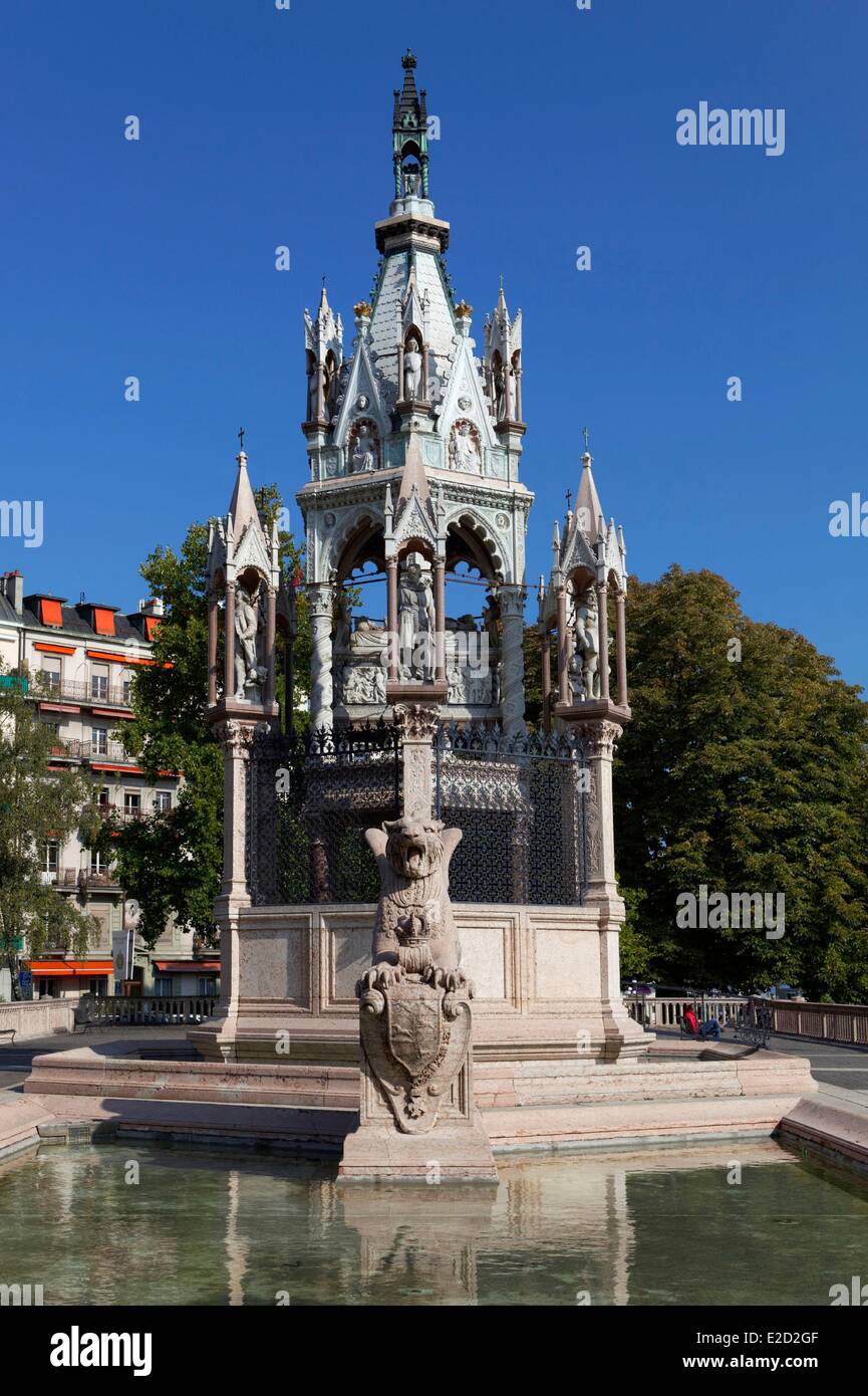 Switzerland Geneva Brunswick monument mausoleum built in 1879 in honor ...