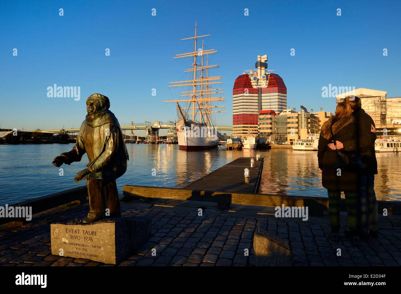 Sweden Vastra Gotaland Goteborg (Gothenburg) the skyscraper Gotheborgs ...