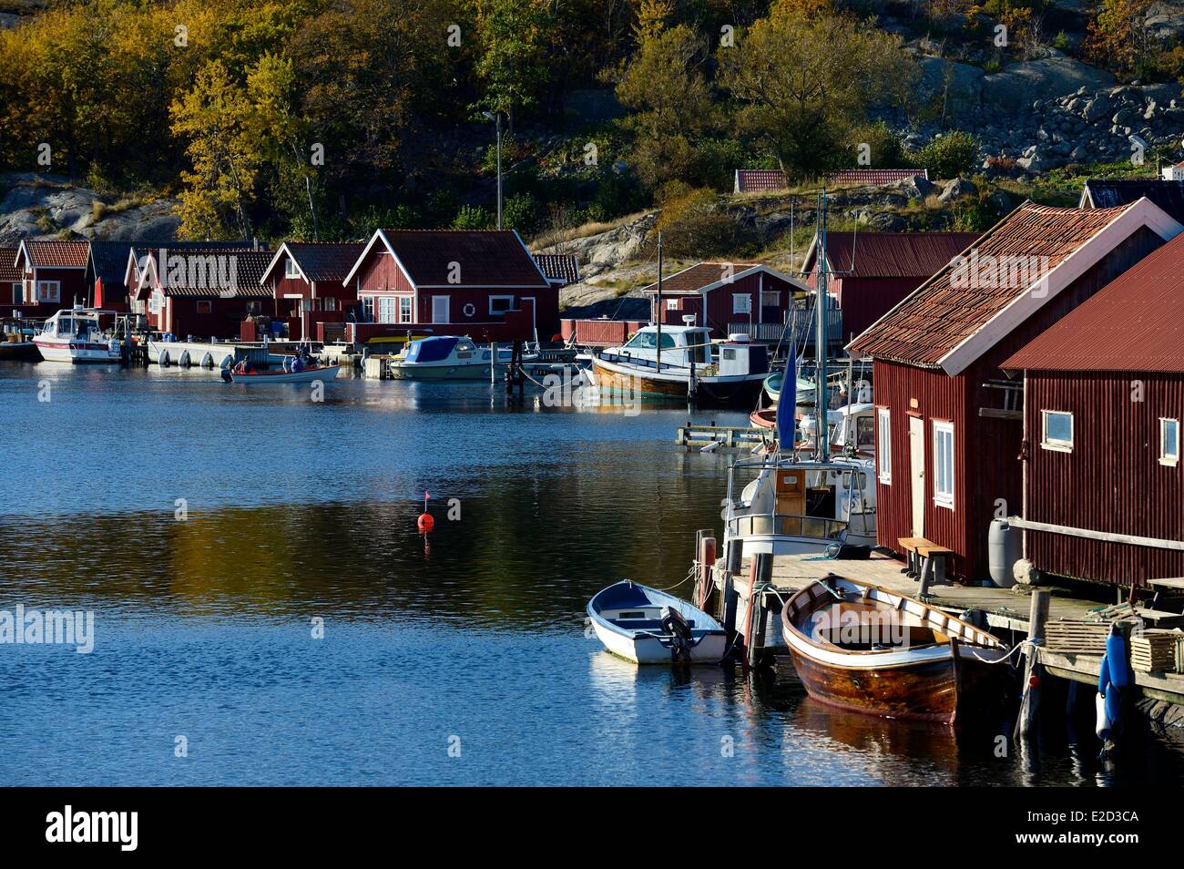 Sweden Vastra Gotaland Koster Islands the Koster sound at Vastra ...