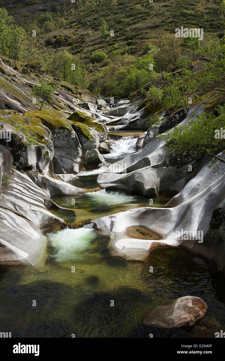 Spain Extramadura Jerte Valley Natural reserve of Garganta de los ...