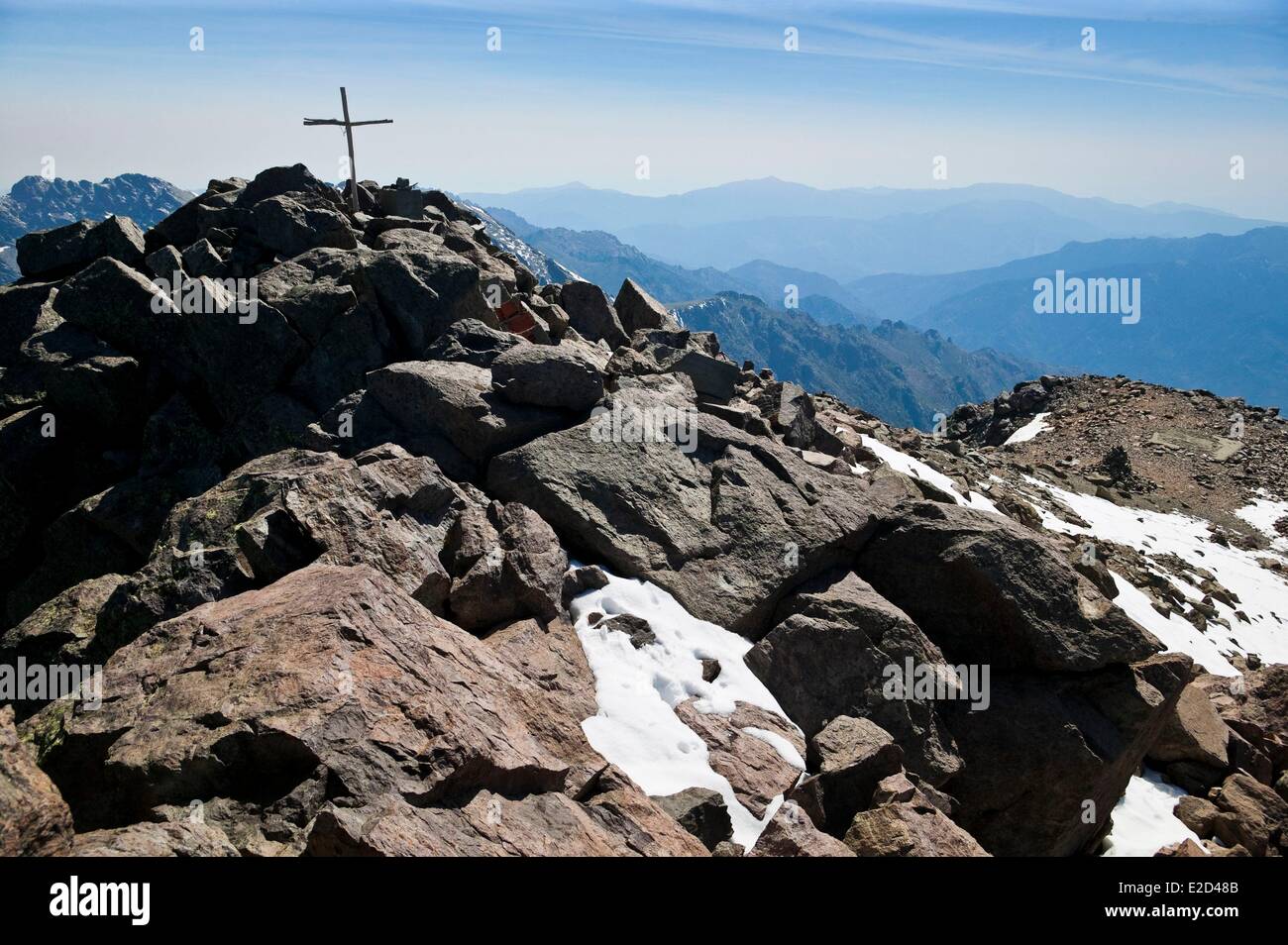 France Haute Corse Asco Valley Monte Cinto (2706 m Stock Photo - Alamy