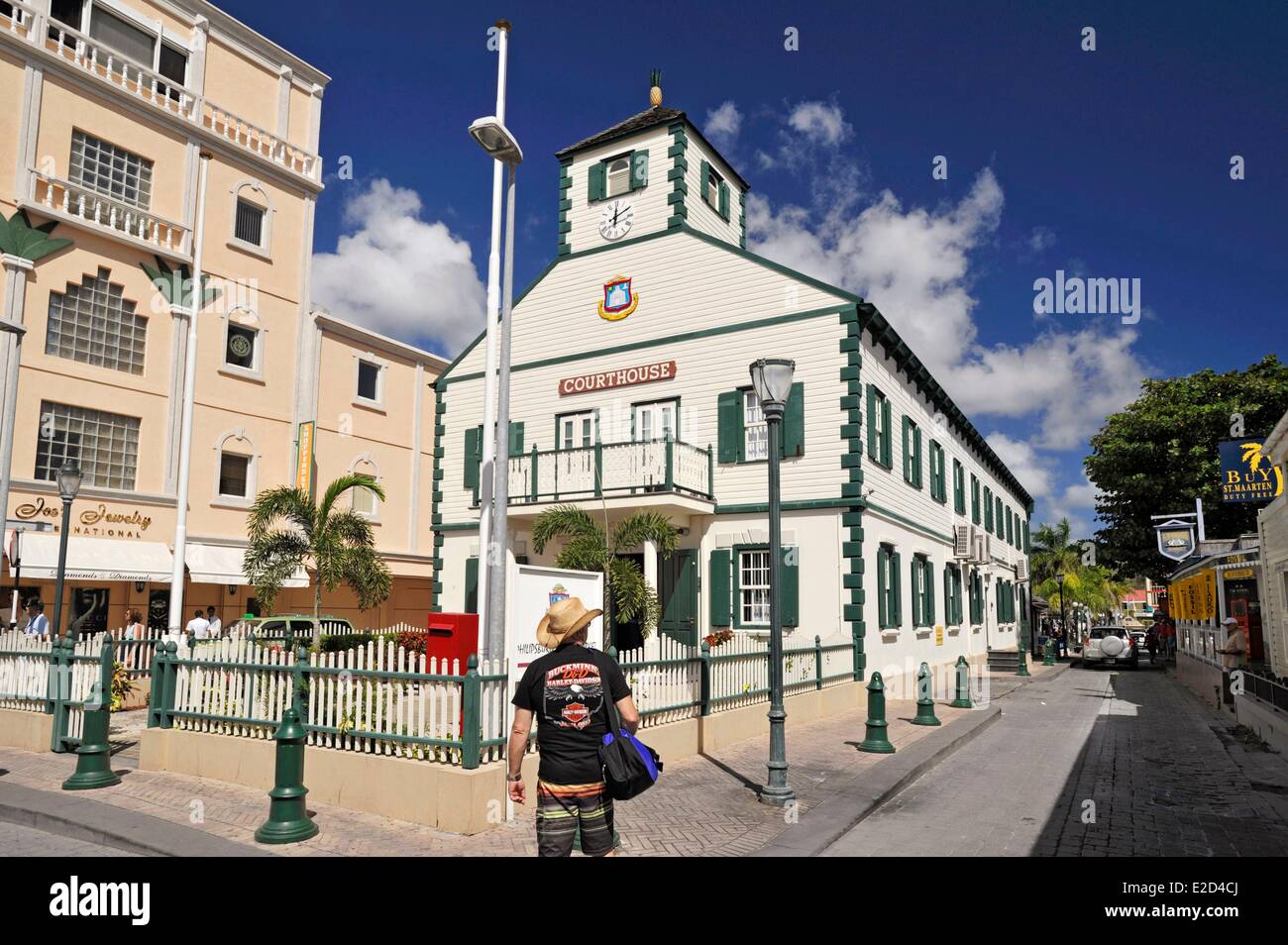 Sint maarten philipsburg courthouse hi-res stock photography and images ...
