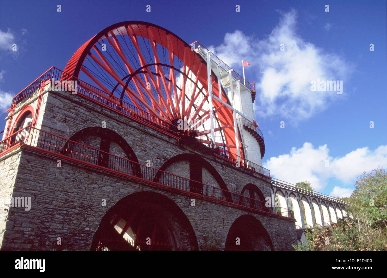 The Laxey Wheel, the largest water wheel in the world. Built to drain ...