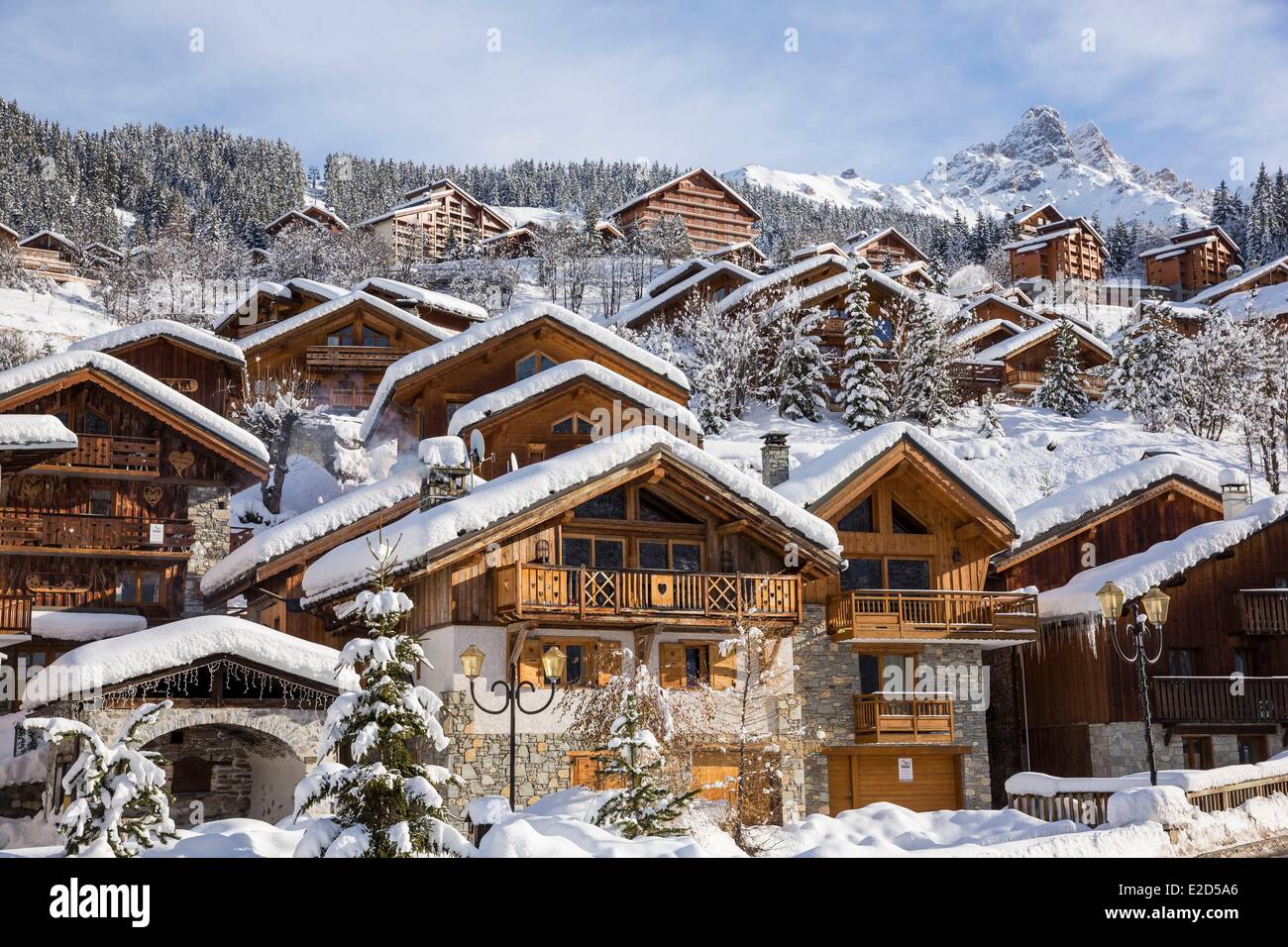 France Savoie Massif de la Vanoise Tarentaise valley 3 Vallees ski ...