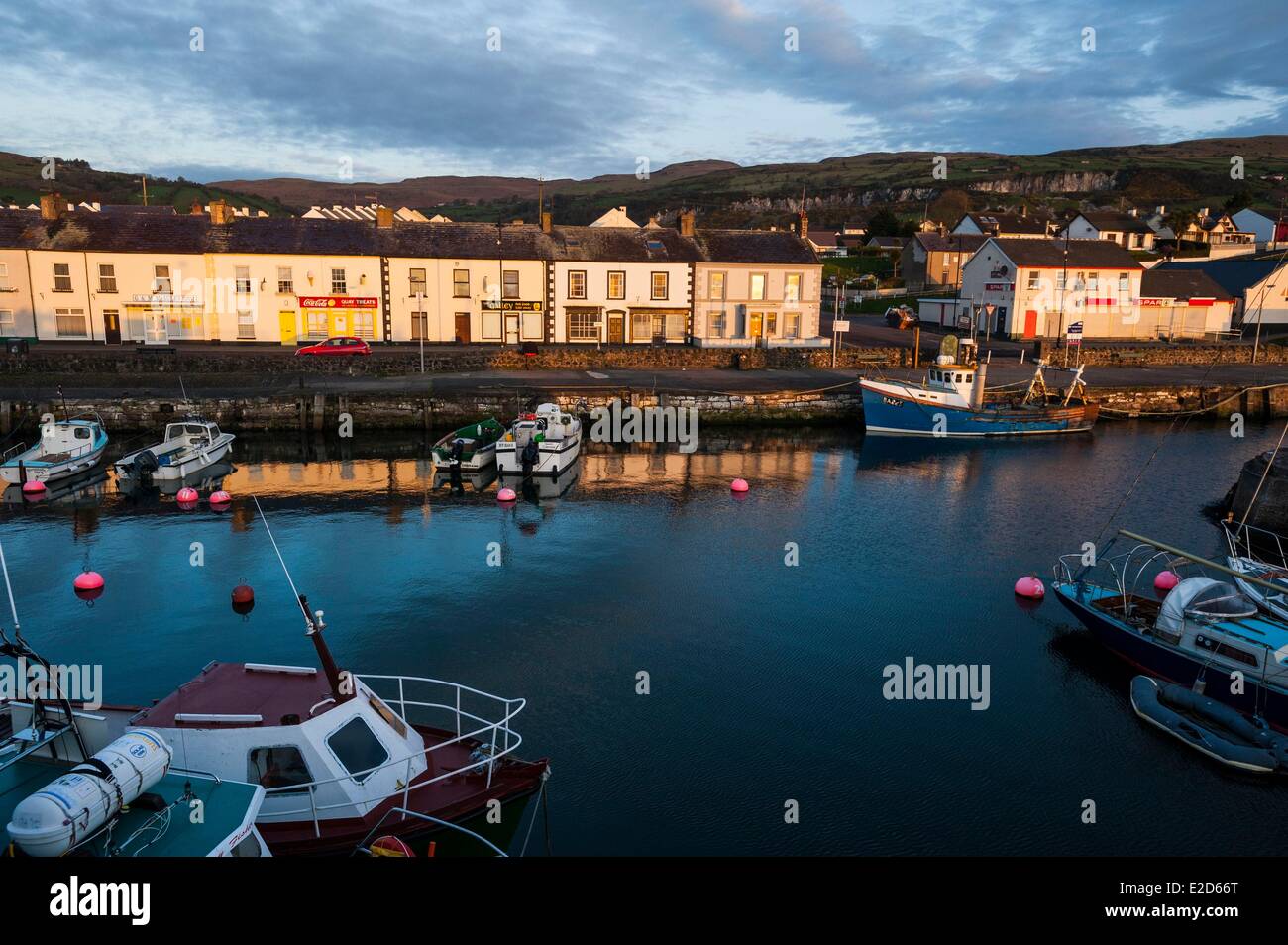 Carnlough harbour hi-res stock photography and images - Alamy