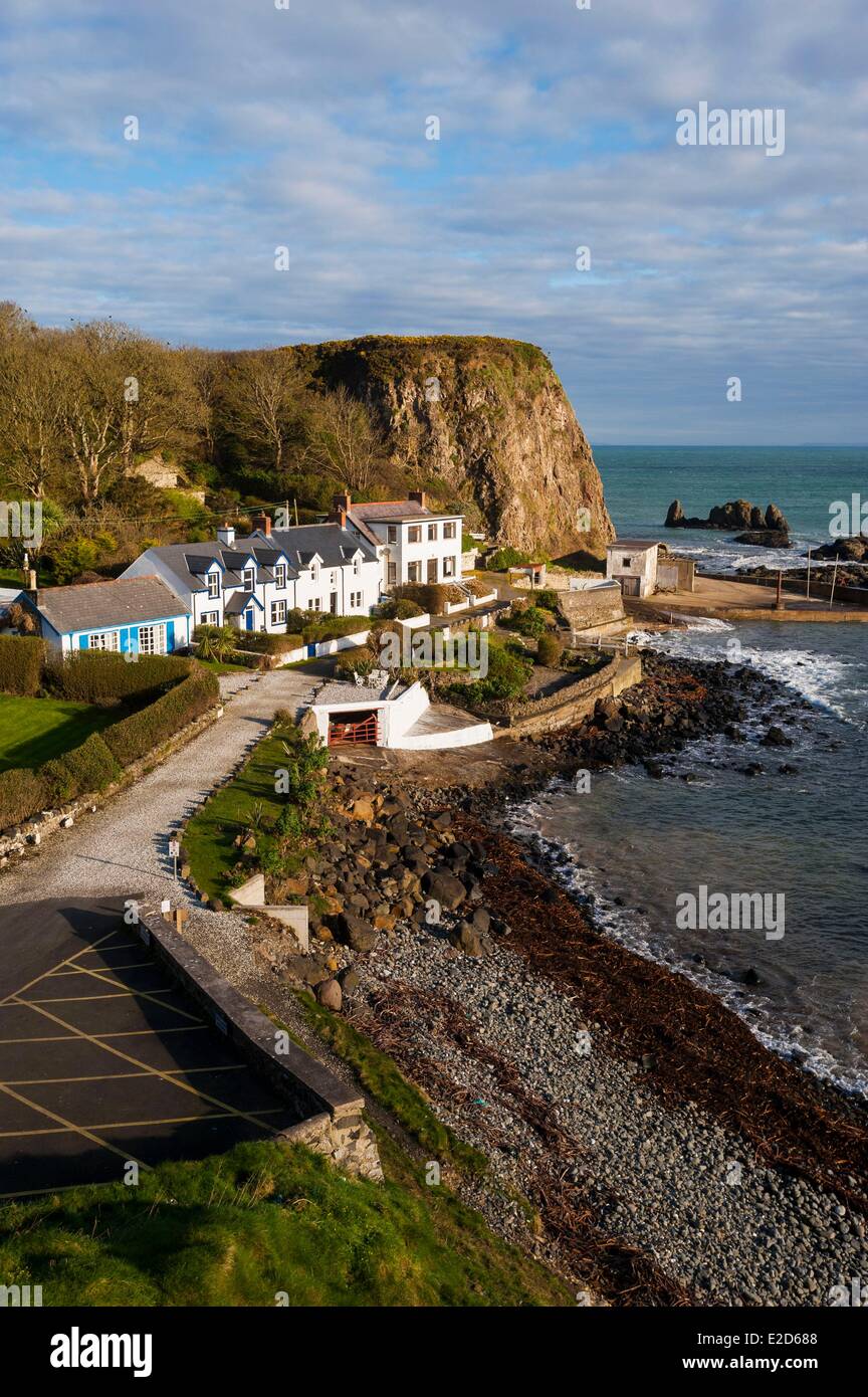 United Kingdom Northern Ireland County Antrim Portbradden harbour Stock ...