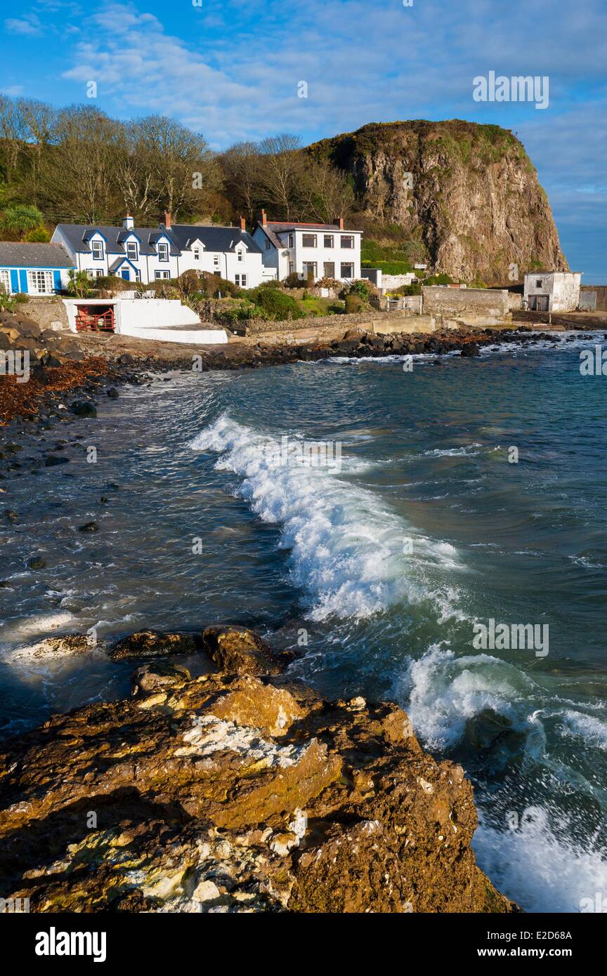 United Kingdom Northern Ireland County Antrim Portbradden harbour Stock ...