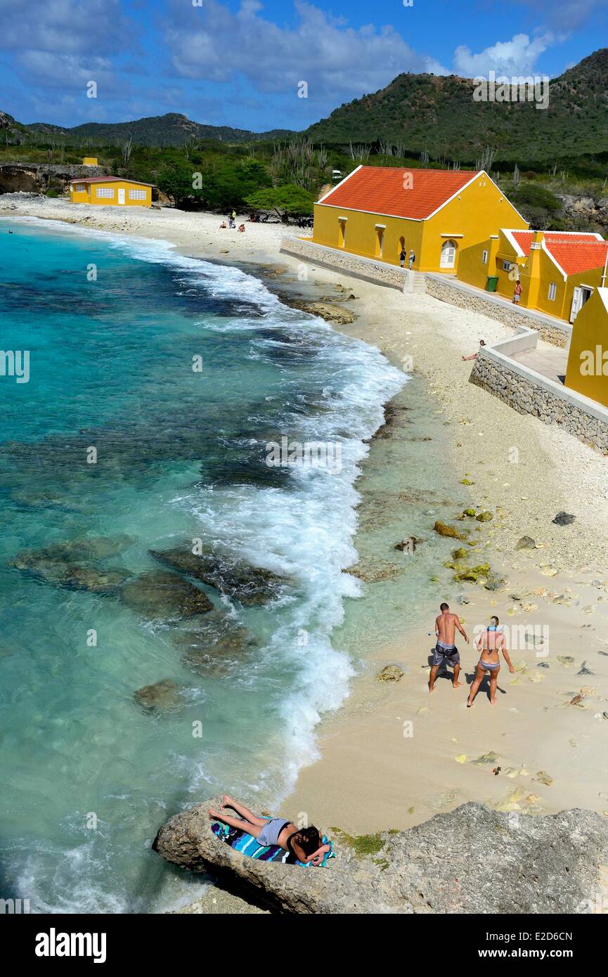 Dutch West Indies Bonaire island sun-drenched beach house at Playa ...